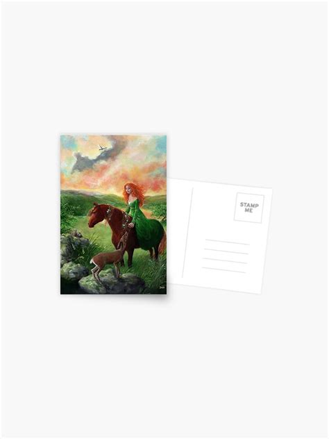 Aine Queen Of The Faeries Postcard For Sale By Dawnotheshed Redbubble