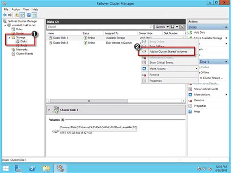Hyper V Cluster With Shared VHD Final Setup Sysops