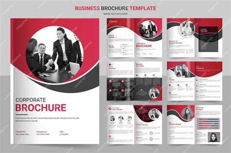 Premium Vector Business Brochure Template Layout Design Minimal