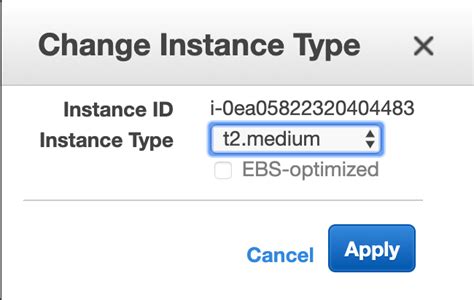 AWS Change Instance Type From Console Or AWS CLI
