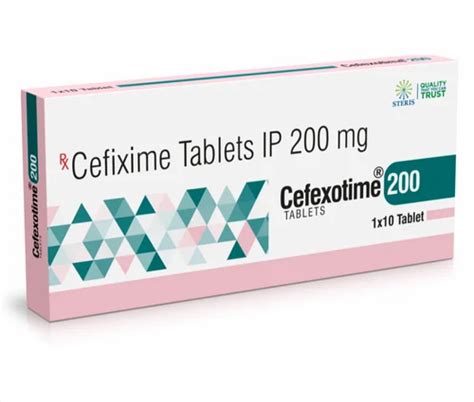 Cefixime 200mg Tablet Packaging Size 1 10 Tablets At ₹ 119 Strip In