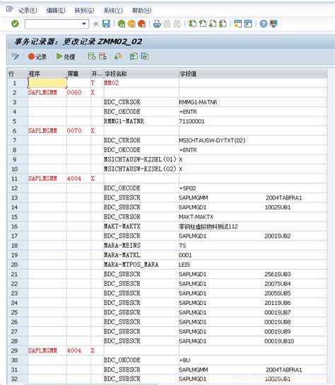 sap abap初体验11之再看bdc批导 abap bdc csdn博客