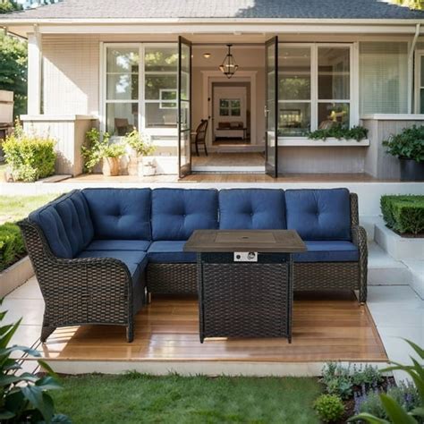 Better Homes And Gardens River Oaks 3 Piece Outdoor Sectional Set Beige