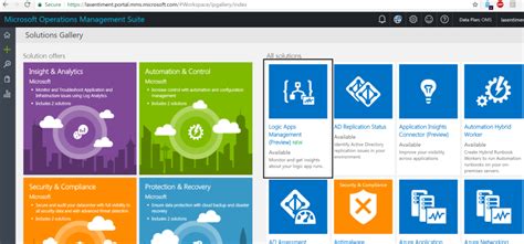 Logic Apps Solution For Log Analytics OMS Strengthens Microsoft IPaaS Monitoring Capability In