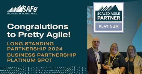 Scaled Agile Inc On Linkedin Congratulations To Pretty Agile Who