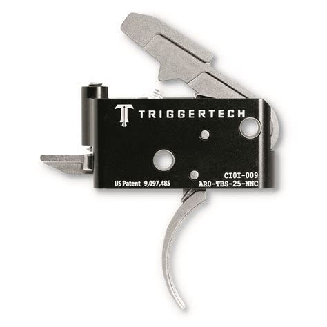 TriggerTech AR 15 Adaptable Single Stage Curved Trigger 2 5 5 Lbs Stainless Sportsman S Guide