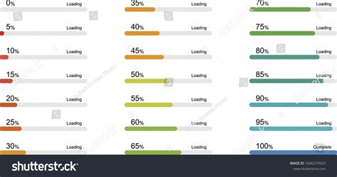 Completion Percentage Images Stock Photos Vectors Shutterstock