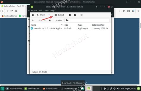 How To Install Balena Etcher On Manjaro Linux Linuxshout