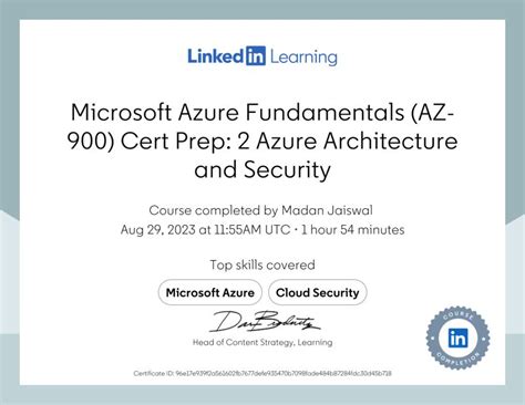 madan jaiswal on linkedin certificate of completion