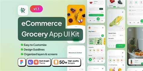 Grofast Ecommerce Grocery App Ui Kit Figma Community
