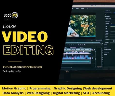 Future Vision Computers Learn Video Editing Advanced Learning