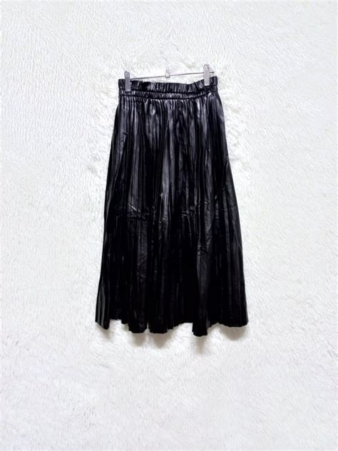 여성62 155메종마르지엘라 허리밴딩 플리츠 롱스커 세컨웨어