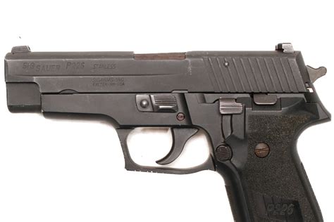Sig Sauer P226 40 Sandw Police Trade In Pistol Sportsmans Outdoor