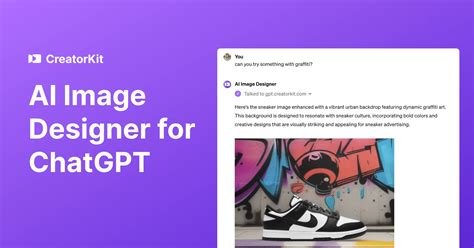 AI Image Designer Product Photography For ChatGPT