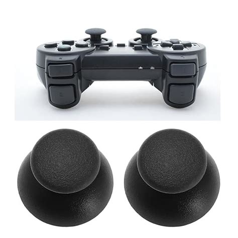 Ps3 Controller Replacement Analog Stick Cap Replacement Part Black 2
