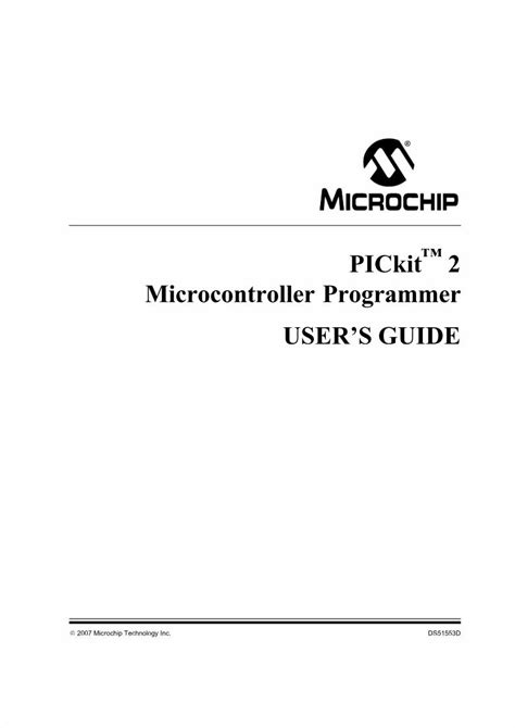 Pdf Pickit2 User Guide Dokumentips