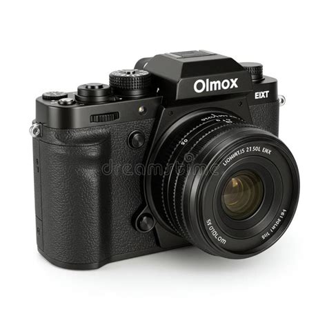 A Black Digital Camera With A Textured Grip And Various Adjustment