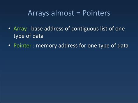 Pointers & Arrays. - ppt download