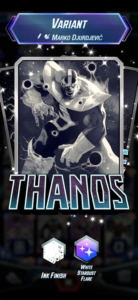 New thanos variant inked : r/MarvelSnap