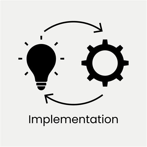 Vector Icon Art Implementation Lamp Gears 25914851 Vector Art At Vecteezy
