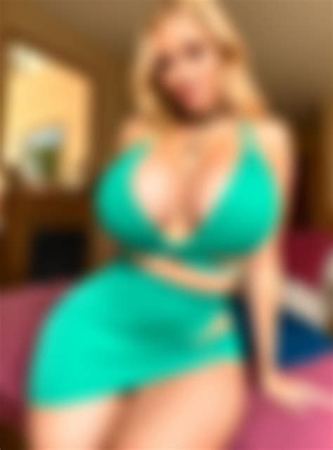 Sexy Blonde Girl In Hot Green Dress And Big Boobs By Creativision1 On Deviantart