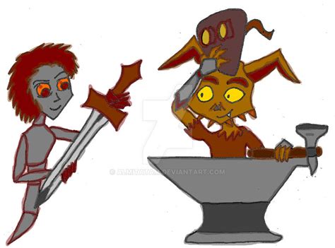 Overlord Brown Minion And Stone By Almitatam On Deviantart