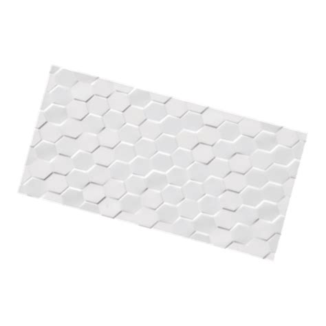 Spatial Hex White Structured Gloss Beaumont Tiles Beaumont Tiles Hexagon Pattern Tiles