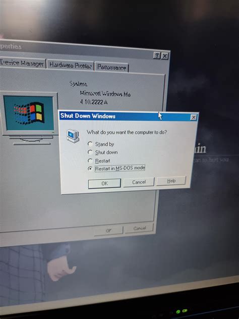 Windows 98 Appearing As ME R Windows98