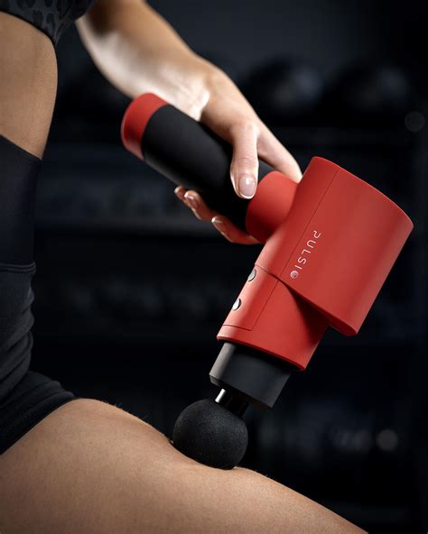Elite Massage Gun Red Pulsio Decathlon