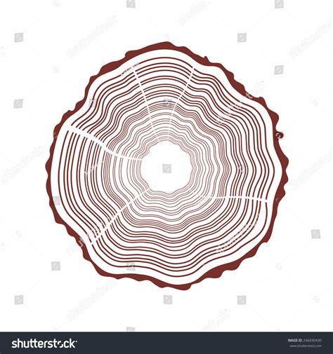 Tree Rings Background Stock Vector Royalty Free Shutterstock