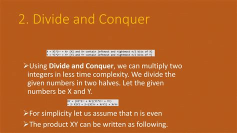 Divide And Conquer Ppt