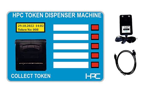 HPC 5 Button Token Dispenser System Token Printer Model HPC22 Amazon In Industrial Scientific