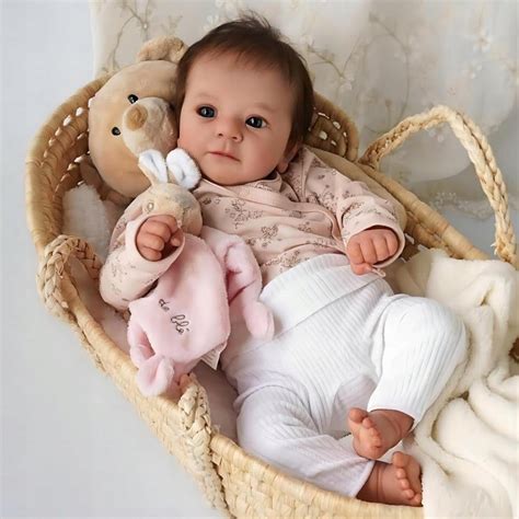 Scnbom 20cali 50cm Reborn Lalka Dziewczynka Silicone Lalki Chłopiec