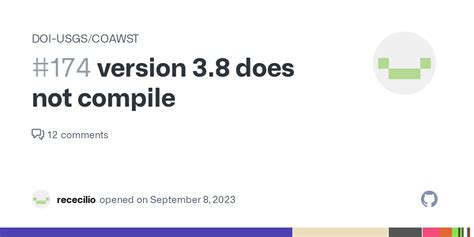 version 3 8 does not compile · issue 174 · doi usgs coawst · github