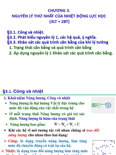 Nguyen Ly I Nhiet Dong Hoc (W, A, Q) | PDF
