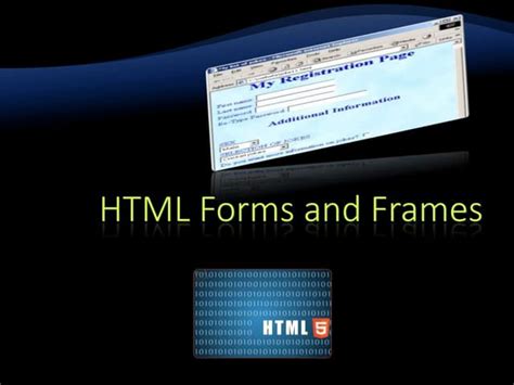 forms frames ppt
