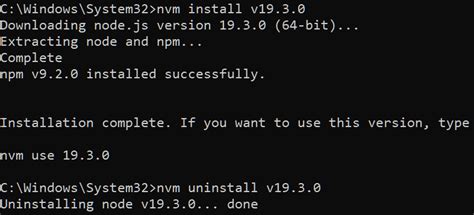 cannot uninstall v19 3 0 · issue 910 · coreybutler nvm windows · github