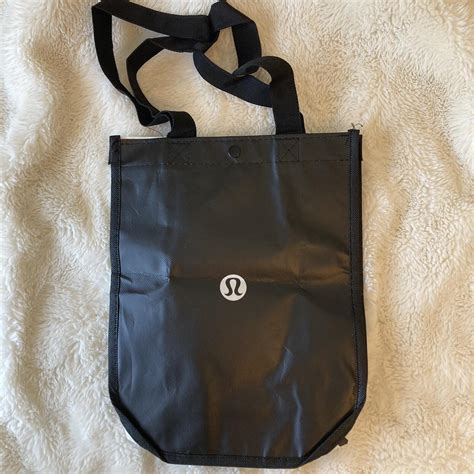 Black Lululemon Bag Perfect For Reusable Lunch Bag Depop