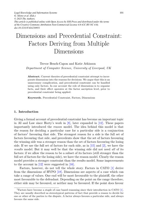 pdf dimensions and precedential constraint factors deriving from