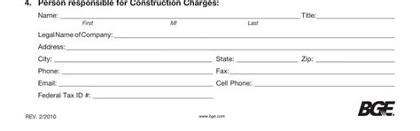 Bge Application Form ≡ Fill Out Printable Pdf Forms Online