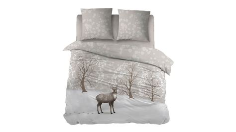 Snoozing Dora Flanel Dekbedovertrek Zand Smulderstextielbe
