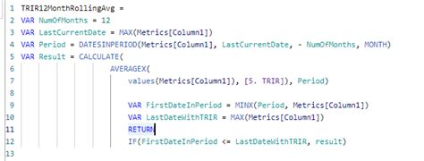 Solved Problems Calculating 12 Month Rolling Average Microsoft Fabric Community