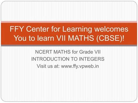 Mathematics Form 1 Chapter 1 Rational Numbers Integers Basic Arithmetic Operations Positive