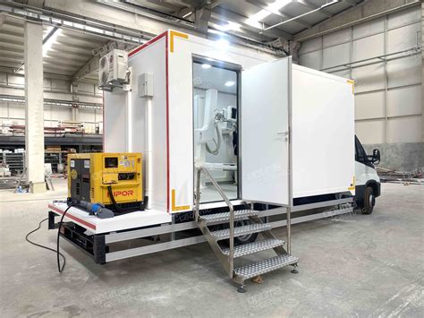 Mobile X Ray Radiology Clinic Mobile Hospitals Optima Technic