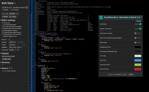 configure style in the editor · openstyles stylus · discussion 1490