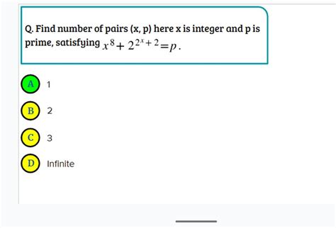 Find Number Of Pairs Xp Here X Is Integer And P Is Prime Satisfying X