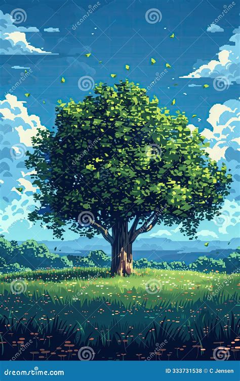 Pixel Art Nature Nature Scenes Converted Into Pixel Art Giving A