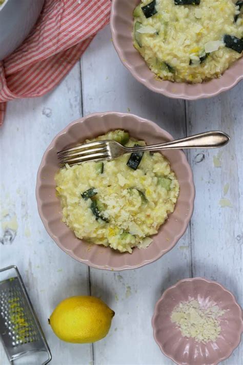 Courgette And Lemon Risotto The Gluten Free Blogger