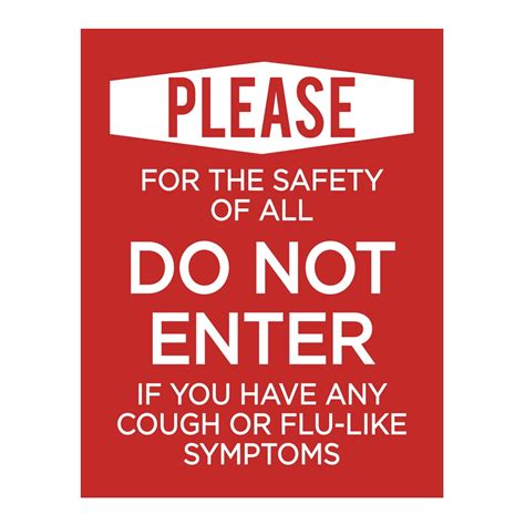 Koyal Wholesale Do Not Enter If Sick Please For The Safety Of All Do