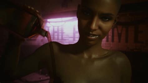 T Bug Cyberpunk 2077 Animation And Hammer Club Backstage Scene And Lizzies
